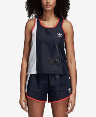 adidas Originals Active Icons Colorblocked Tank Top - Macy's