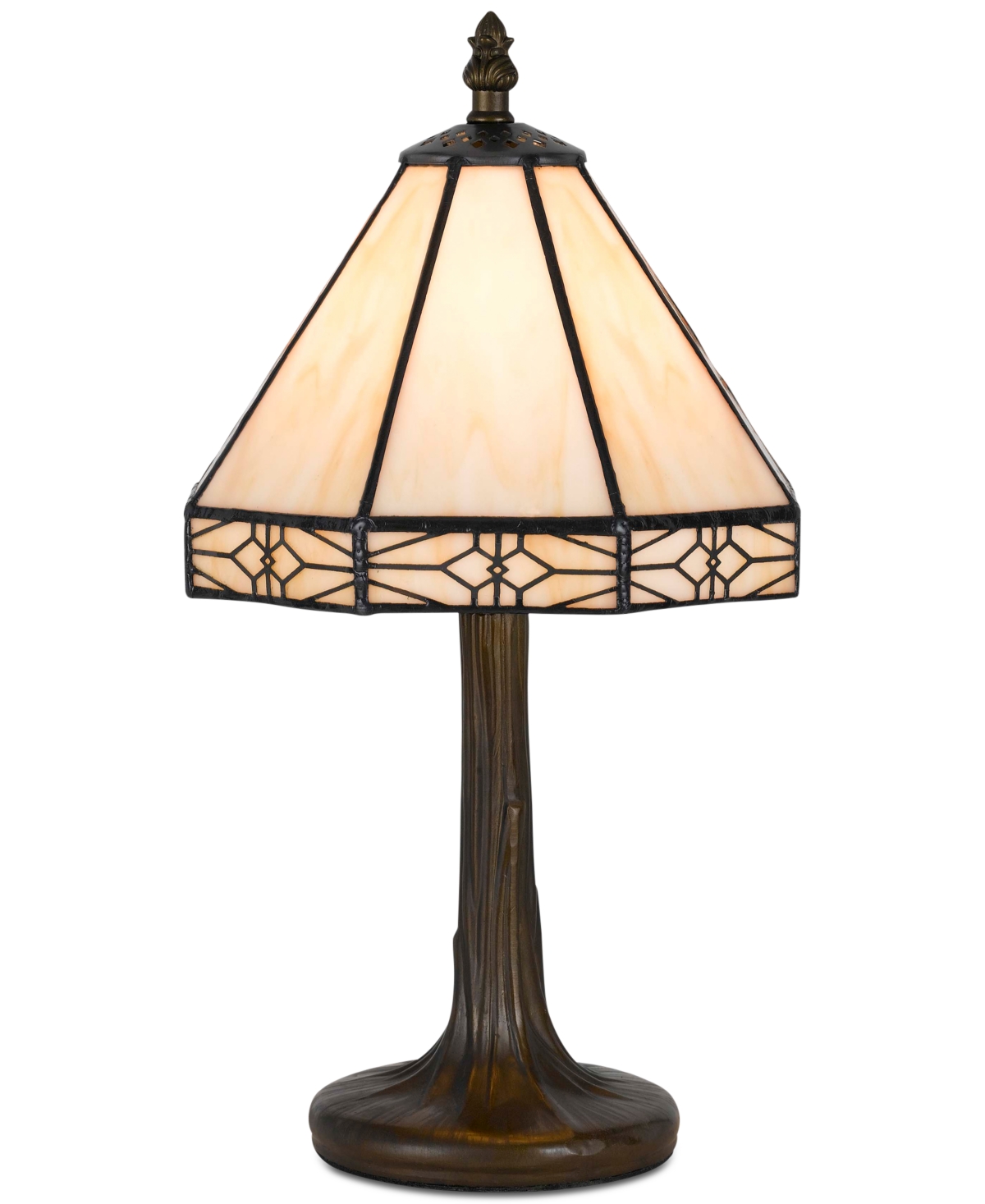 Click here for Cal Lighting Tiffany Accent Table Lamp - Antique B... prices