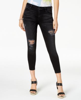 GUESS Ripped Skinny Jeans - Macy's