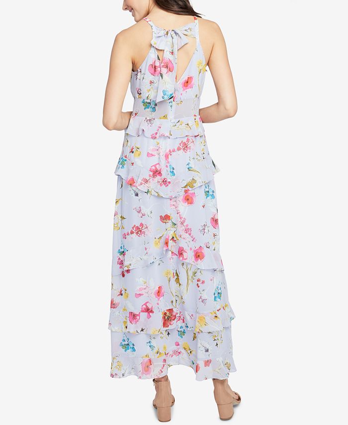 RACHEL Rachel Roy Flora Printed Ruffled Maxi Dress, Created for Macy's - Macy's