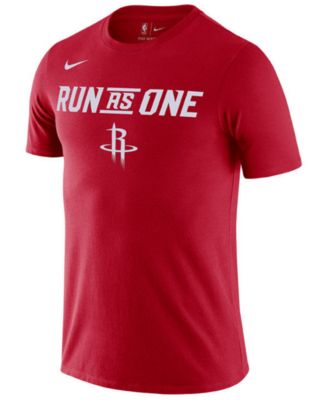Nike Men's Houston Rockets Run As One T-Shirt - Macy's