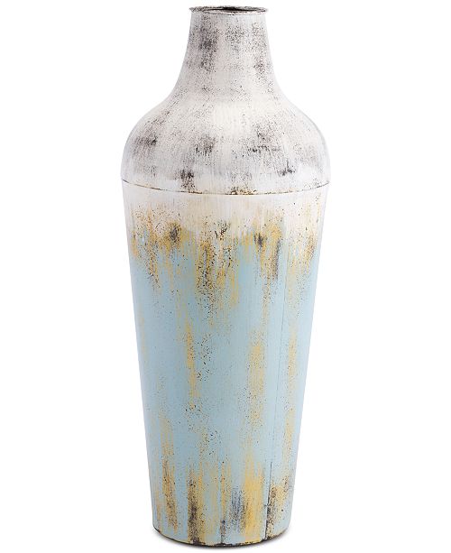 Zuo Rustic Multicolor Metal Vases, Set of 2 & Reviews - Vases - Home ...