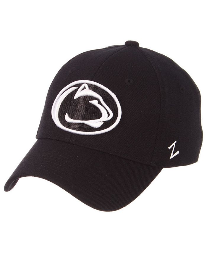 Zephyr Penn State Nittany Lions Black/White Stretch Cap - Macy's