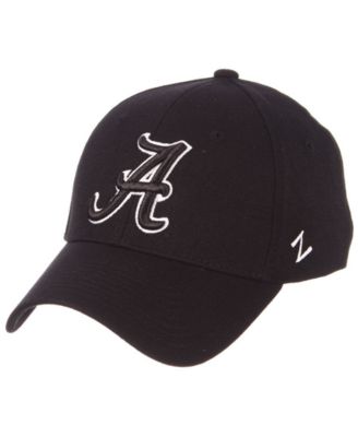 Zephyr Alabama Crimson Tide Black/White Stretch Cap - Macy's
