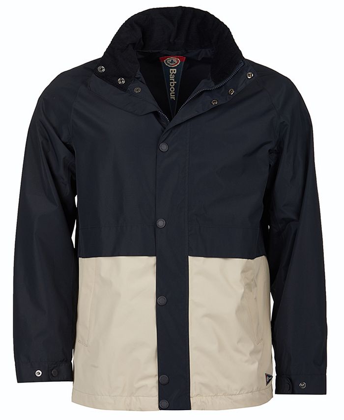 Barbour Men's Dolan Colorblocked Rain Jacket - Macy's