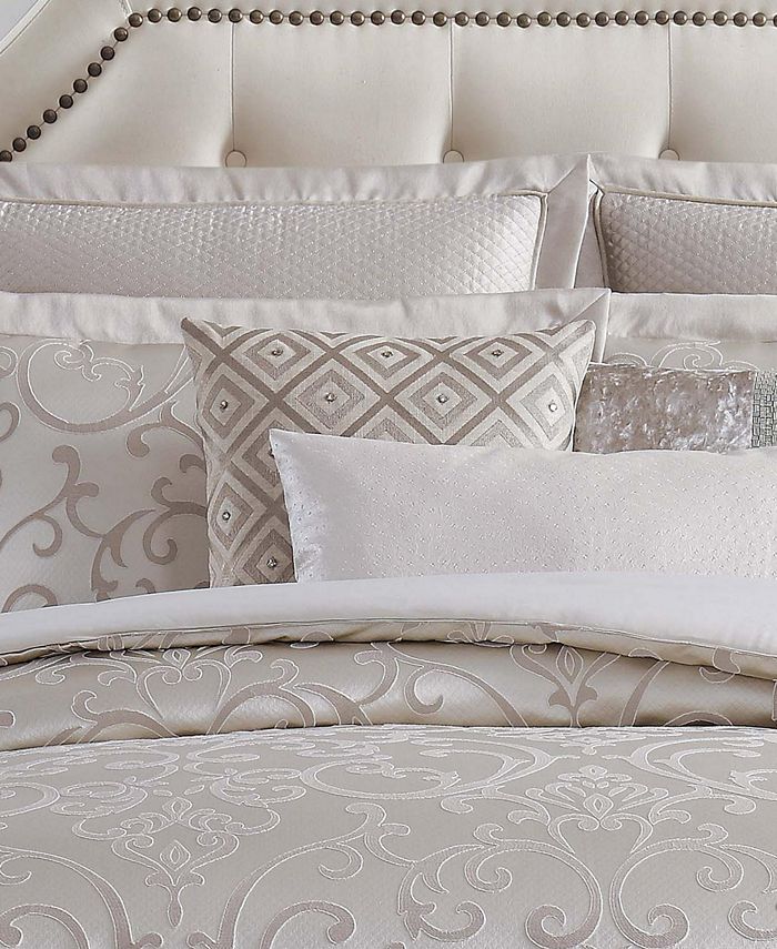 Charisma Avalon 4-Pc. Jacquard Queen Comforter Set - Macy's
