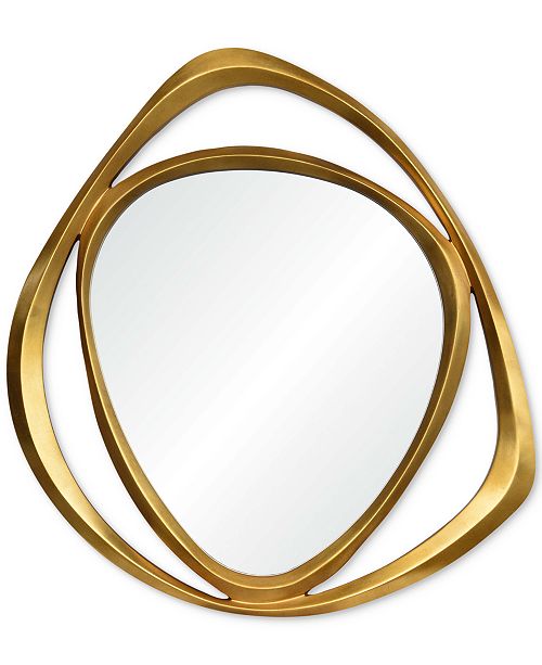 Furniture Goldie Large Triangle Mirror, Quick Ship & Reviews - All ...