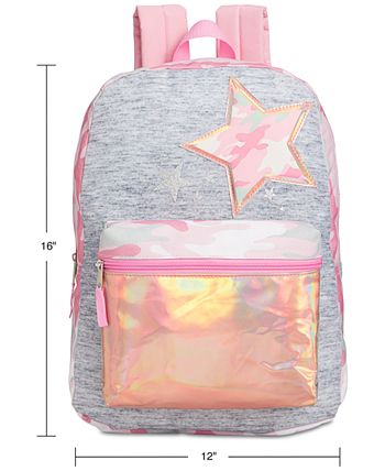 Global Design Concepts Little & Big Girls Camo-Star Backpack - Macy's