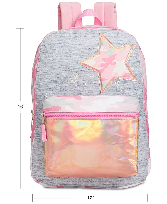 Global Design Concepts Little & Big Girls Camo-Star Backpack - Macy's