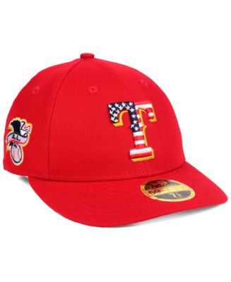 New Era Texas Rangers Stars and Stripes Low Profile 59FIFTY Fitted Cap ...
