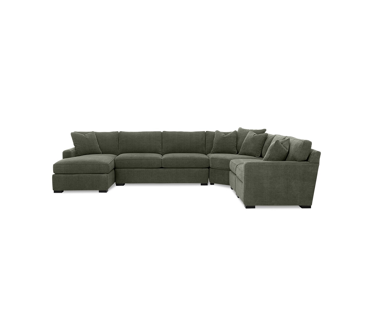 Click here for Radley 5-Piece Fabric Chaise Sectional Sofa  Creat... prices