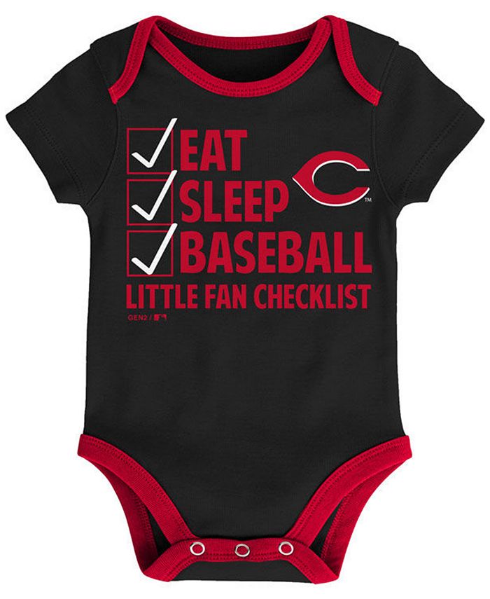 Outerstuff Cincinnati Reds Play Ball 3-Piece Set, Infants (0-9 Months ...