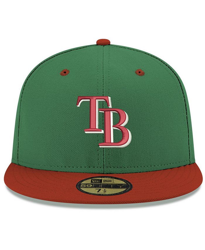 New Era Tampa Bay Rays Green Red 59FIFTY FITTED Cap - Macy's