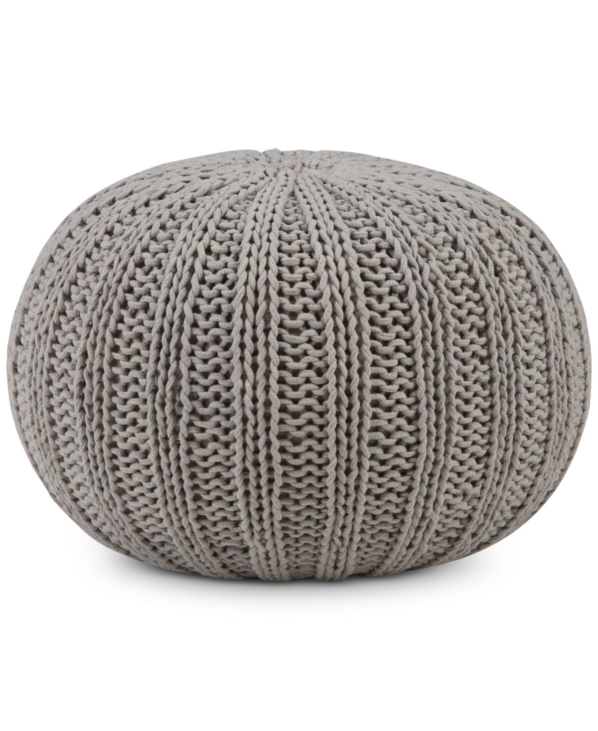 Click here for Emons Round Pouf - Grey prices