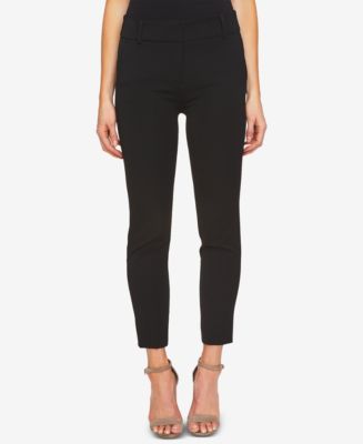 CeCe Twill Straight Leg Pants - Macy's