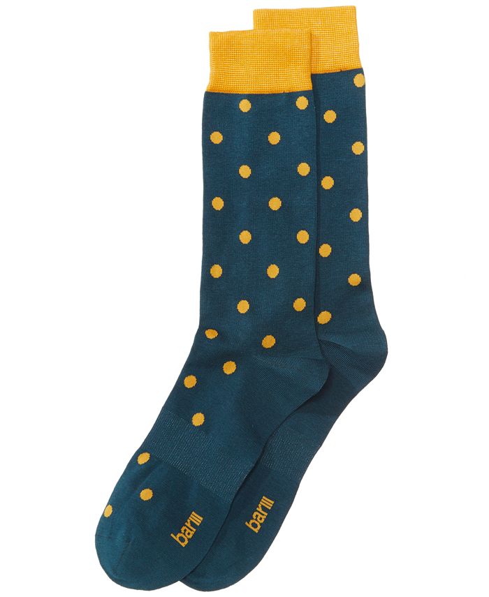 Bar III Men's Polka-Dot Socks, Created for Macy's - Macy's