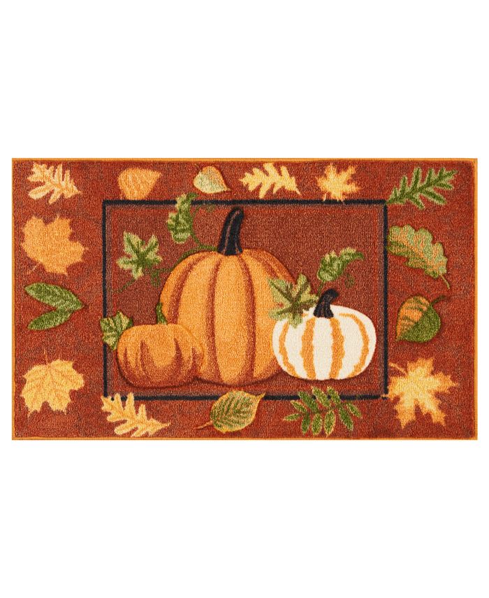 Nourison Pumpkins 18" x 30" Accent Rug - Macy's