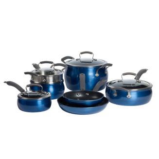 Epicurious 11-Pc. Aluminum Cookware Set - Macy's