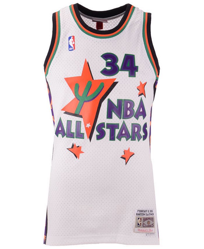 Mitchell And Ness Mens Hakeem Olajuwon Nba All Star 1995 Swingman Jersey