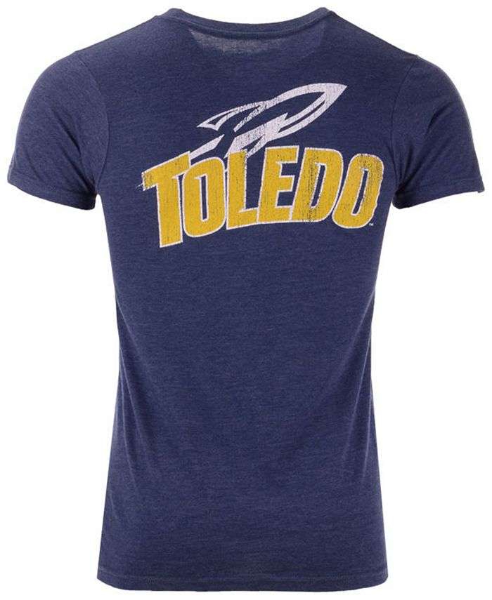 Retro Brand Men's Toledo Rockets Team Stacked Dual Blend T-Shirt - Macy's