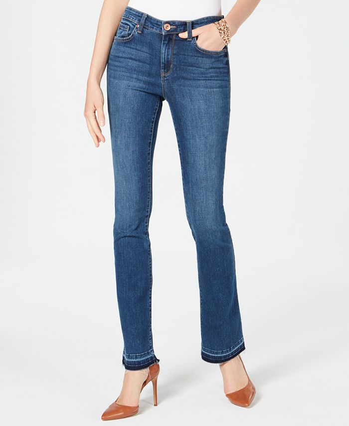 INC International Concepts I.N.C. Slim Bootcut Jeans, Created for Macy ...