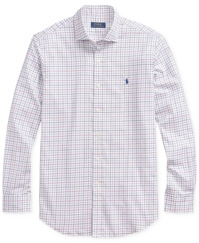 Polo Ralph Lauren Mens Classic Fit Tattersall Shirt Macys