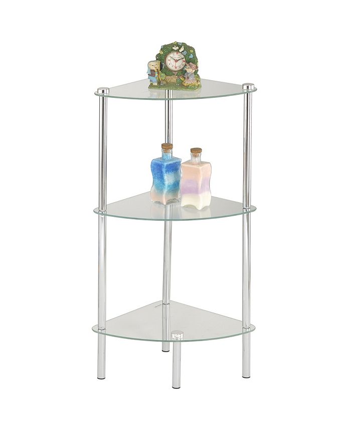 Home Basics 3-Tier Corner Shelf - Macy's