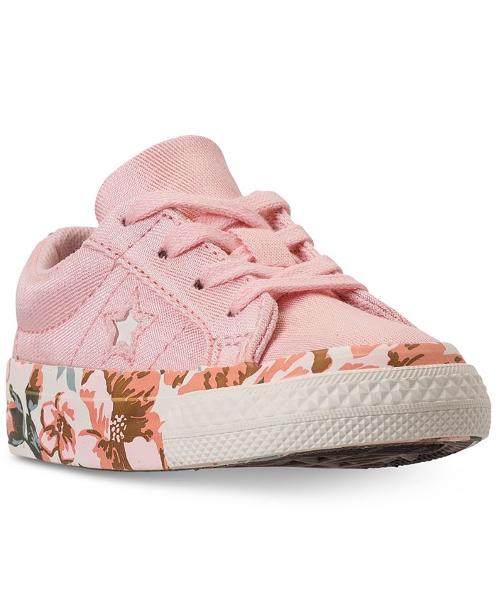 Converse Toddler Girls' One Star Casual Sneakers from Finish Line - Macy's