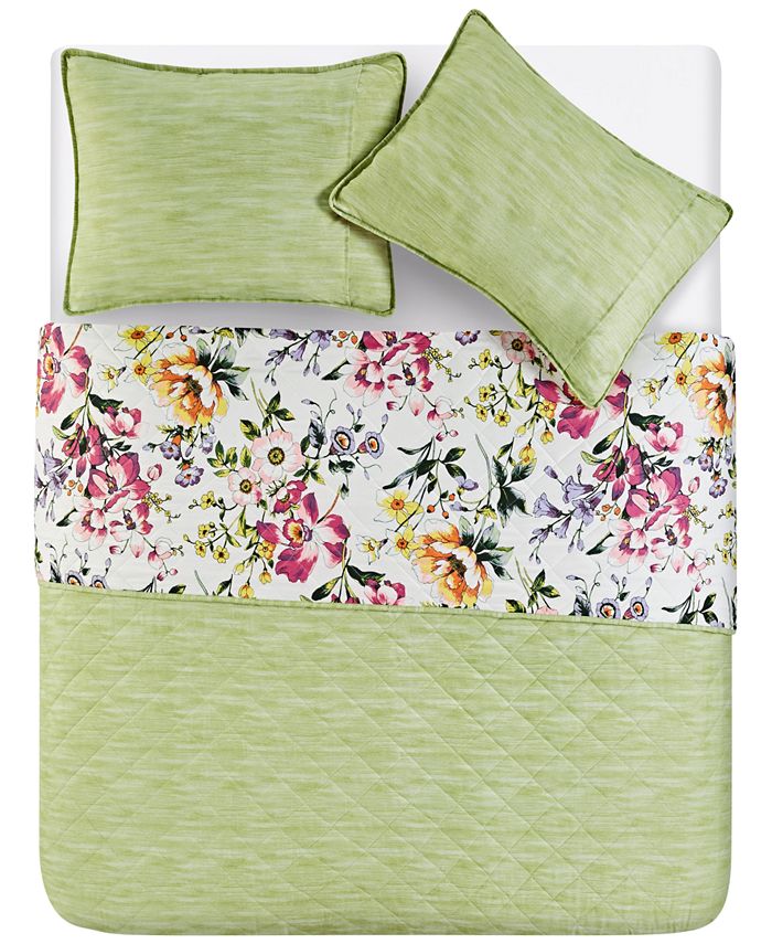 VCNY Home Brooke Reversible 3-Pc. Queen Quilt Set - Macy's