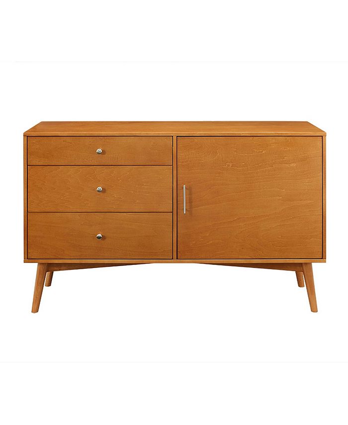 Walker Edison 52" Mid-Century TV Console - Acorn - Macy's