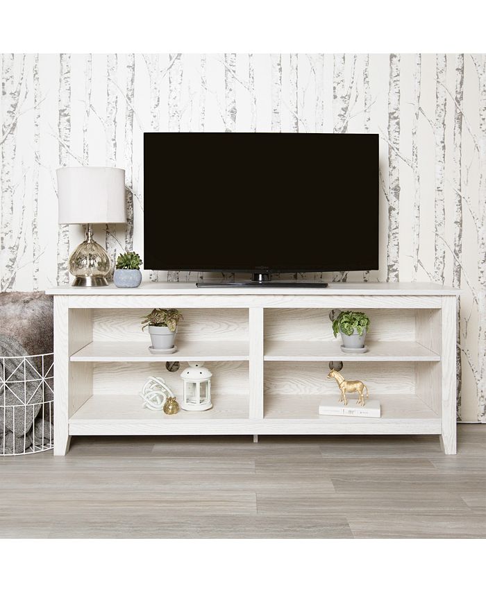 Walker Edison 58" Wood TV Media Stand Storage Console - Macy's