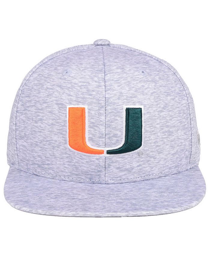 Top of the World Miami Hurricanes Solar Snapback Cap - Macy's