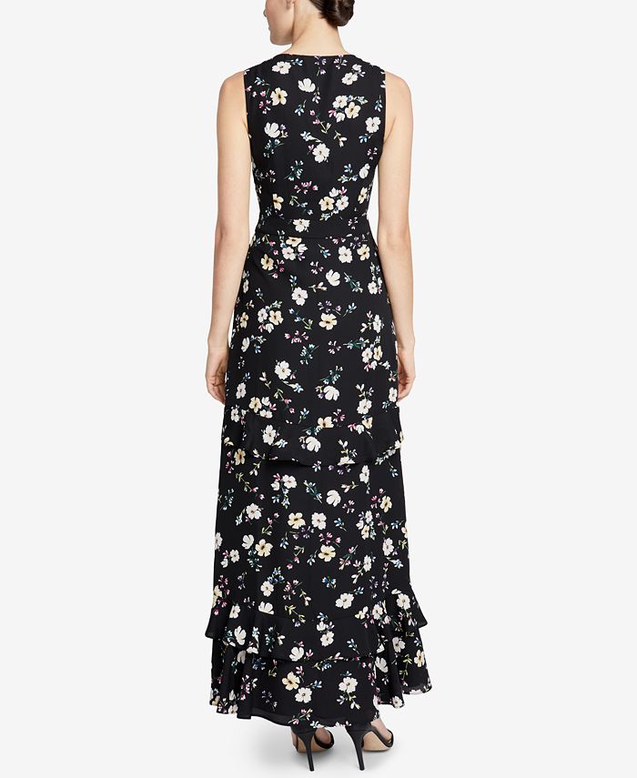RACHEL Rachel Roy Printed Surplice Maxi Dress, Created for Macy's - Macy's