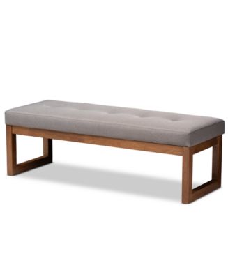 Estienne Wood Bench - Macy's