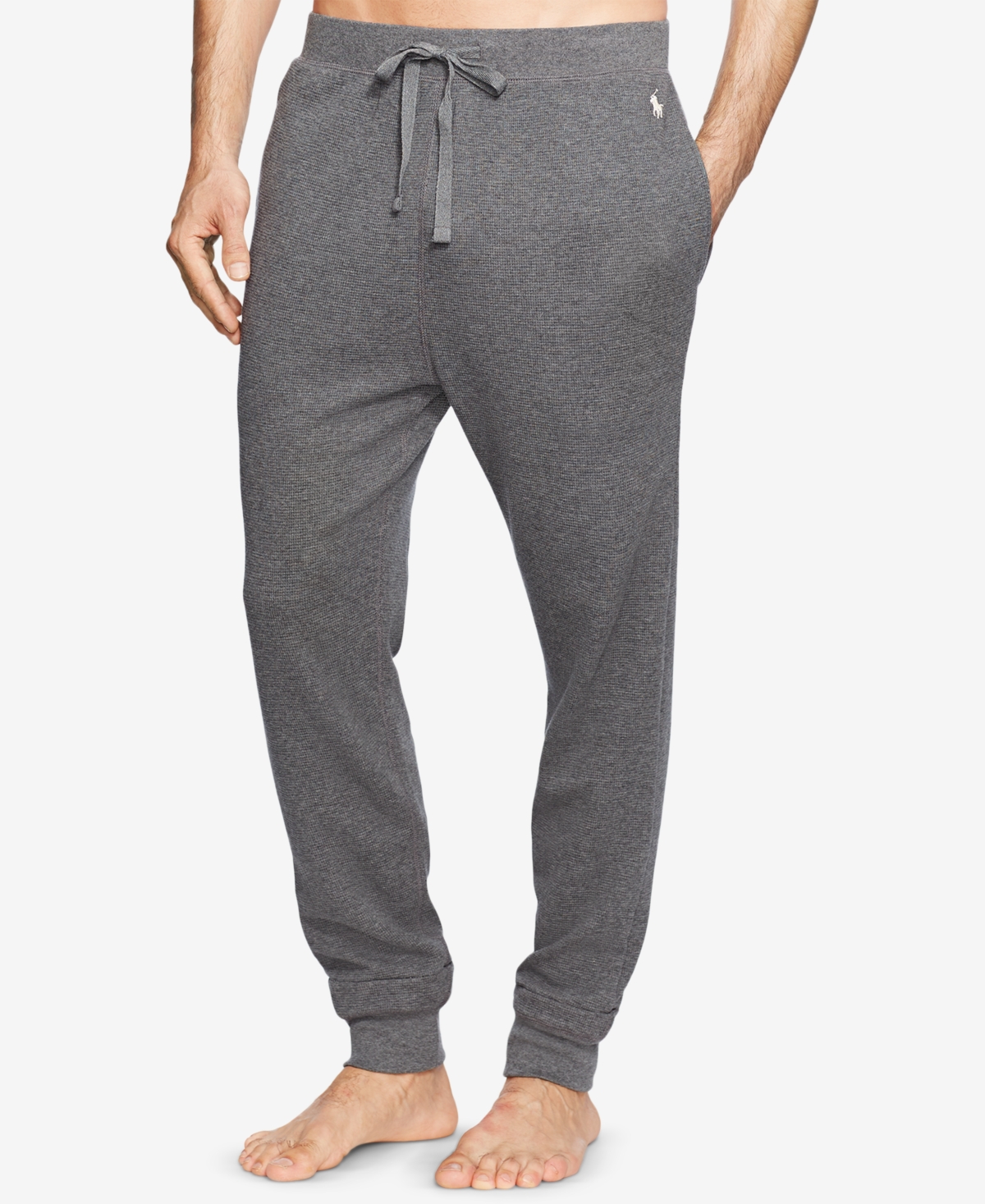 Click here for Polo Ralph Lauren Mens Waffle-Knit Sleep Jogger Pa... prices