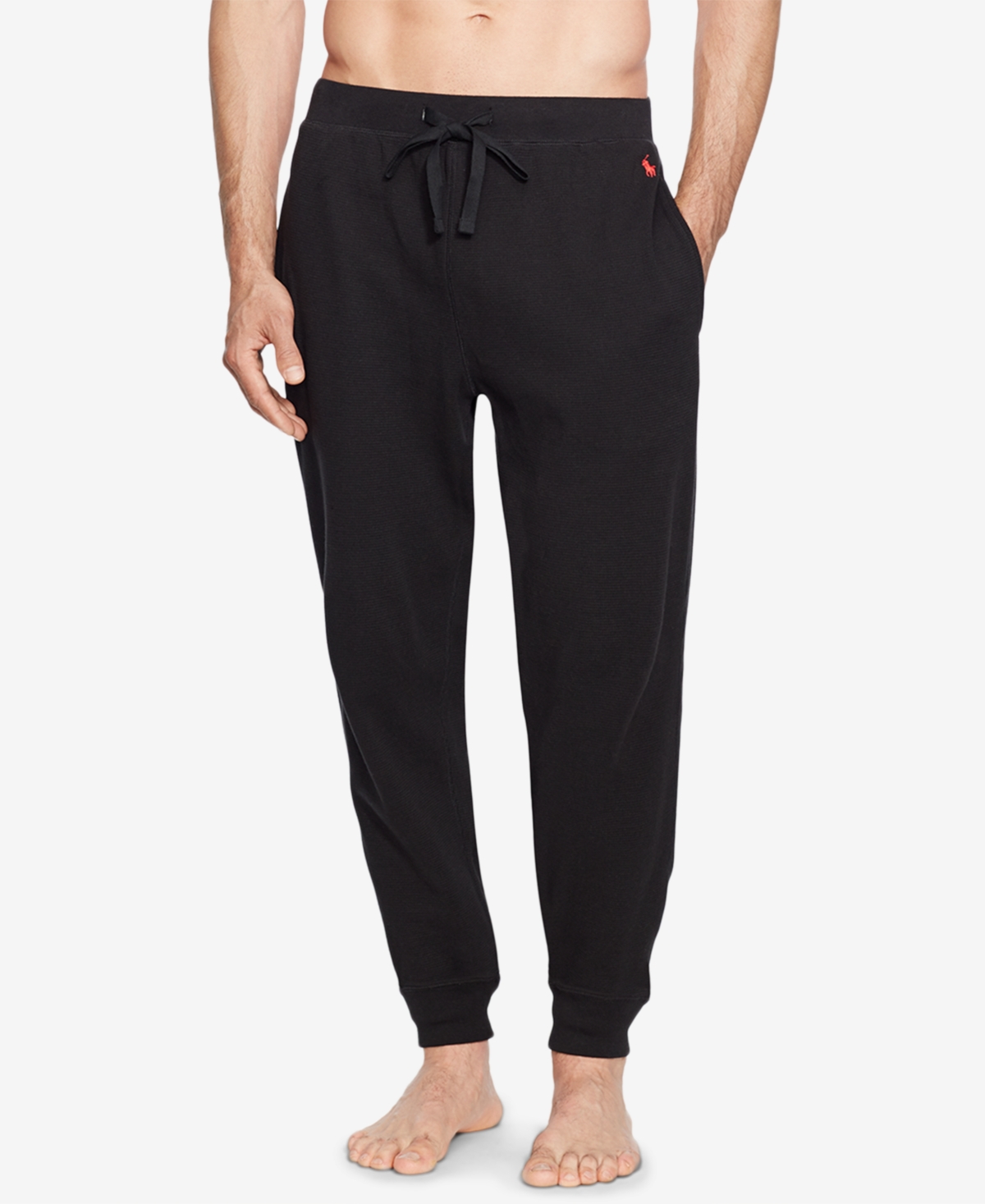 Click here for Polo Ralph Lauren Mens Waffle-Knit Sleep Jogger Pa... prices