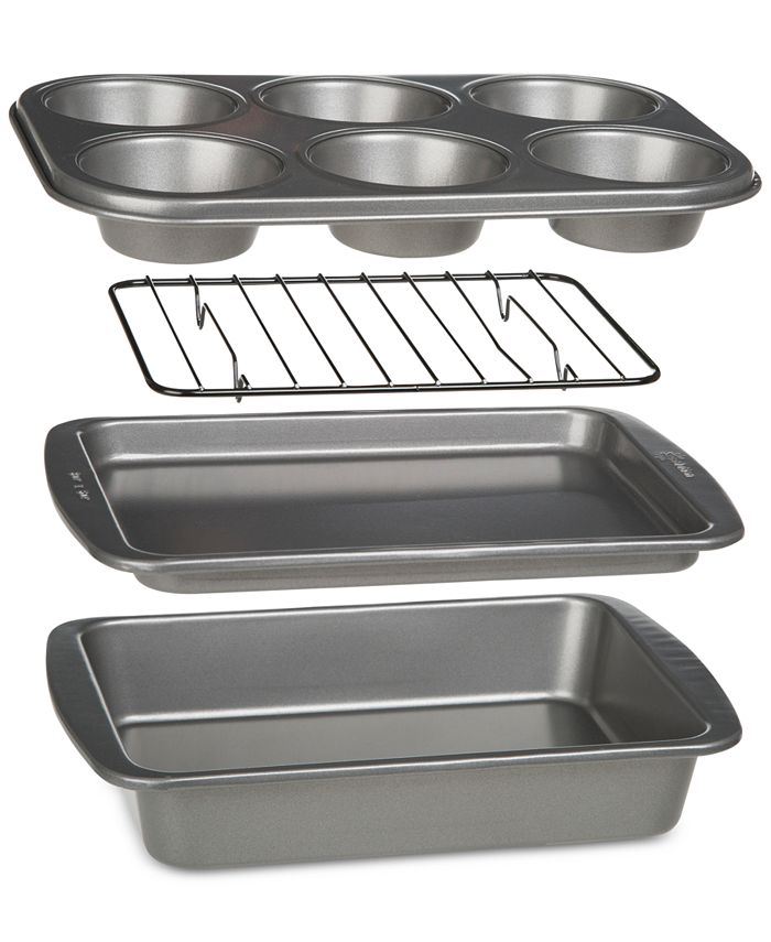 Epoca BakeIns Non-Stick 4-Pc. Toaster Oven Bakeware Set - Macy's