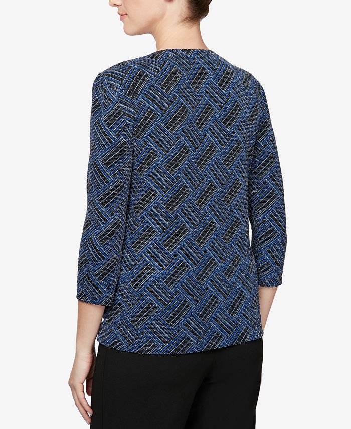 Alex Evenings Printed Jacket & Top Set - Macy's
