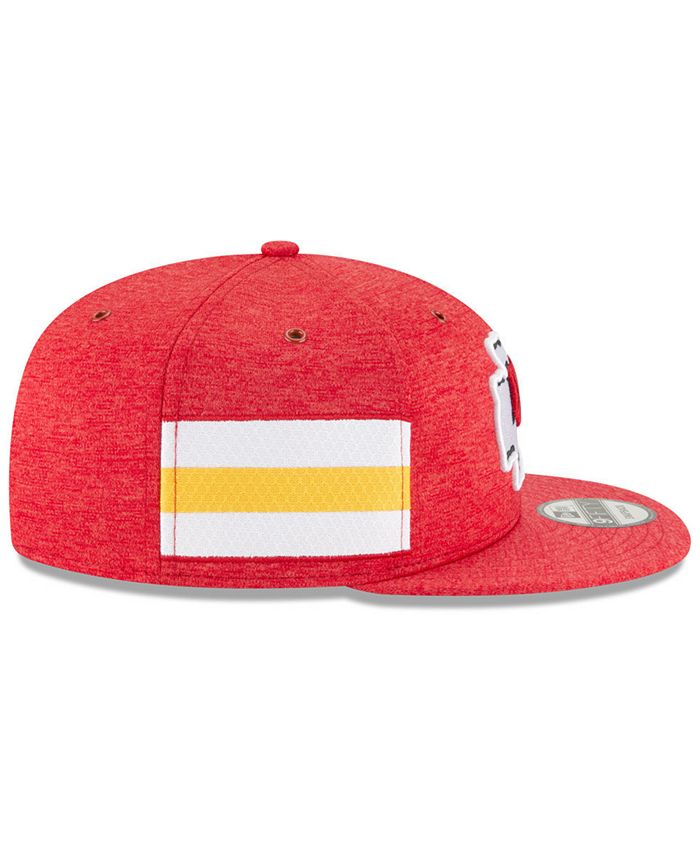New Era Kansas City Chiefs On Field Sideline Home 9FIFTY Snapback Cap ...