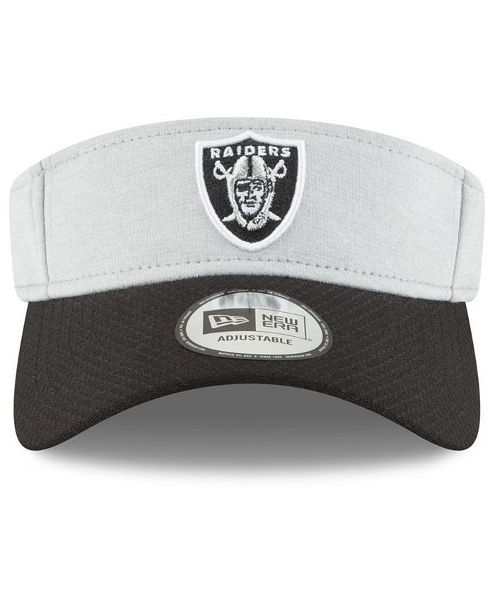 New Era Oakland Raiders On Field Sideline Visor - Macy's