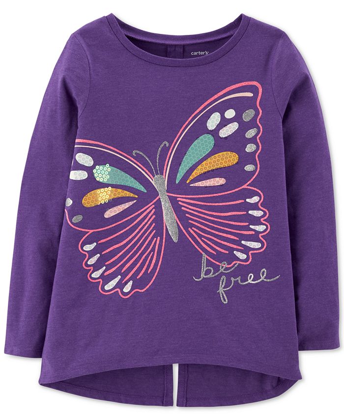 Carter's Little & Big Girls Graphic-Print Cotton T-Shirt - Macy's