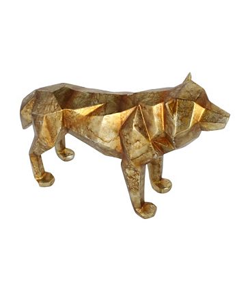 Moe's Home Collection Cubist Wolf Gold - Macy's
