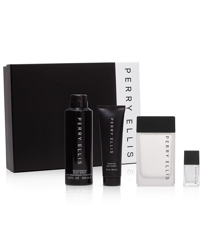 Perry Ellis Men's 4-Pc. Perry Ellis Gift Set - Macy's