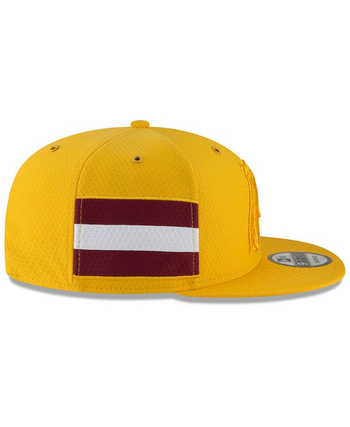 New Era Washington Redskins On Field Color Rush 9FIFTY Snapback Cap ...