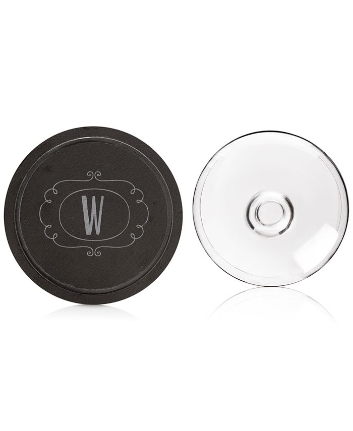Cathy's Concepts Personalized Slate Tray With Glass Lid - Macy's