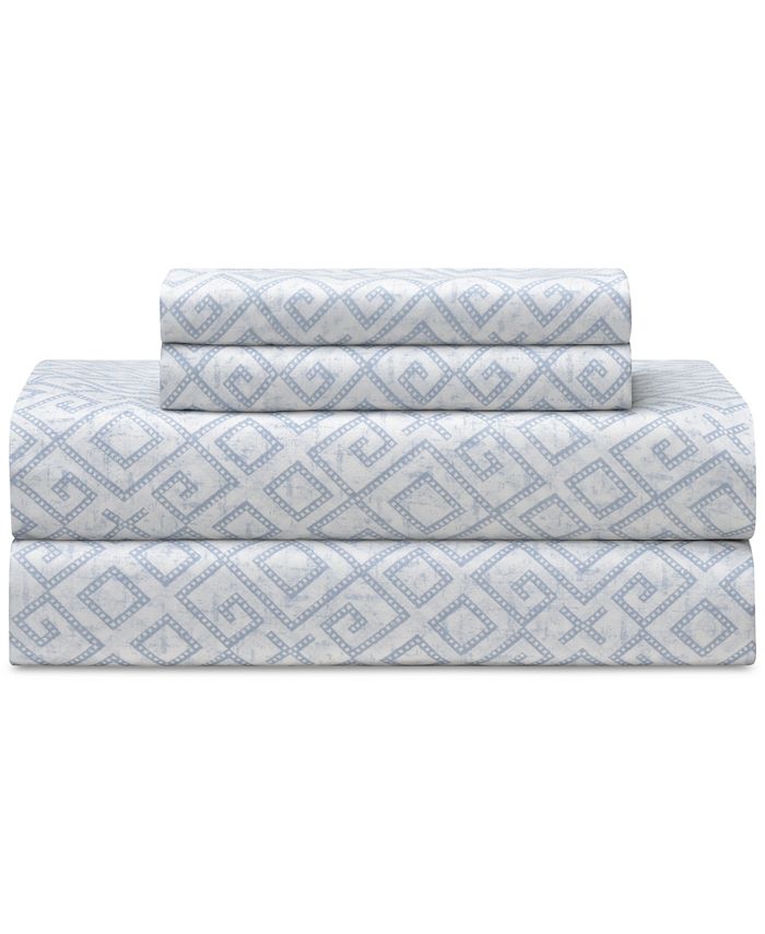 Fairfield Square Collection Floral Toile 8-Pc. King Reversible ...