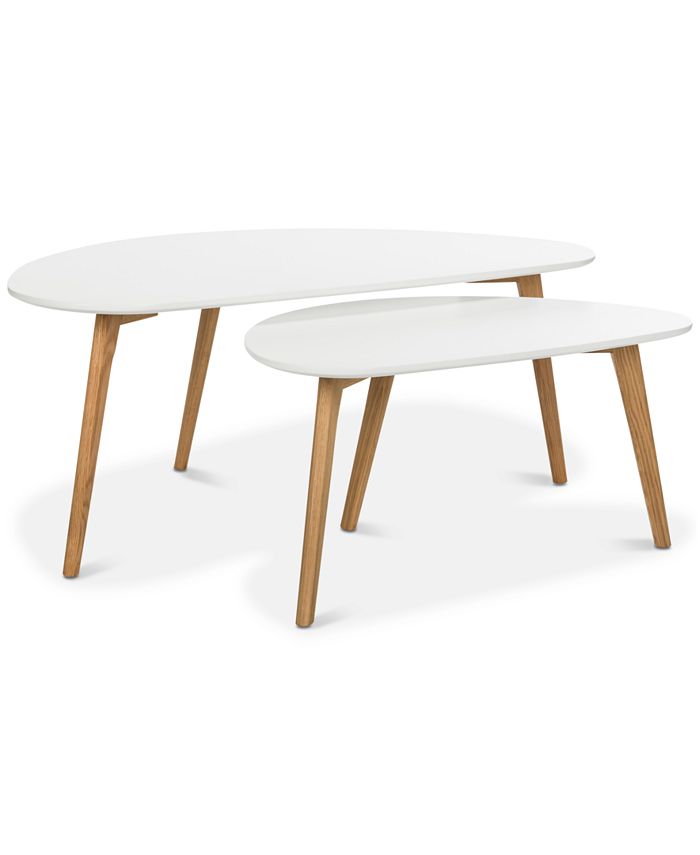 Furniture Olida 2-Pc. Double Coffee Table, Quick Ship - Macy's