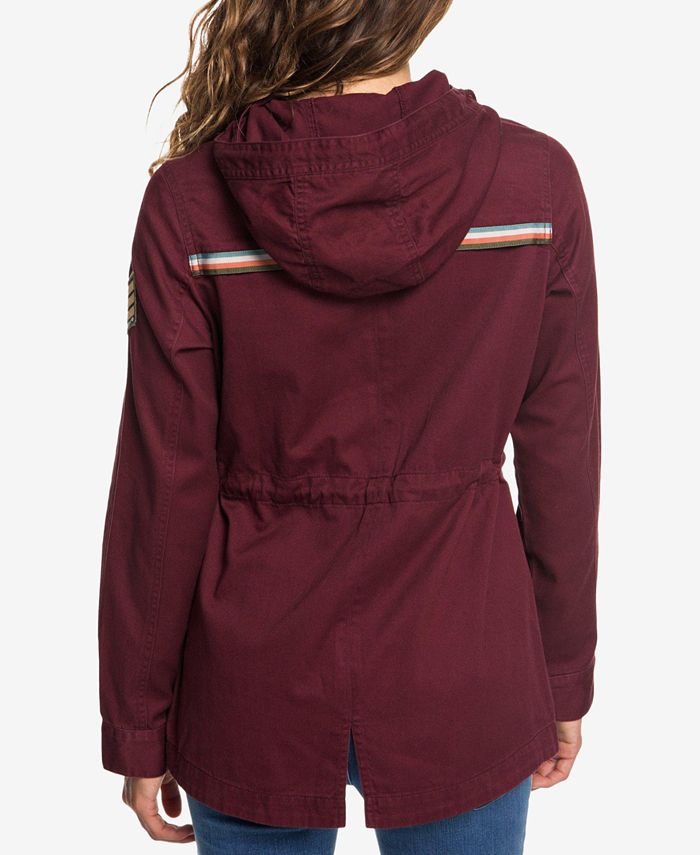 Roxy Juniors' Drawstring Utility Jacket - Macy's