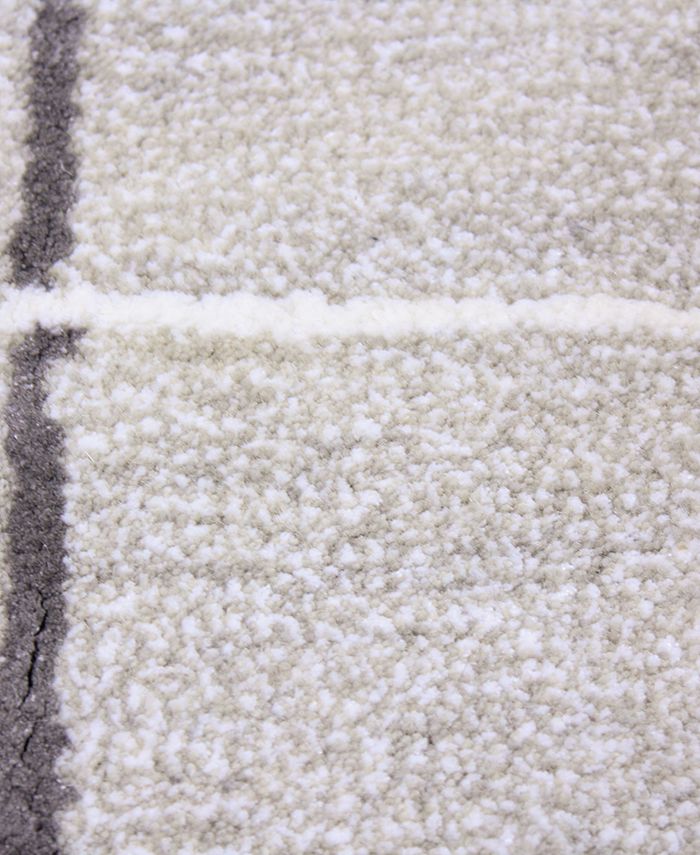 Hotel Collection CLOSEOUT! Area Rug, City Grid CG1 2'6" x 4', Created ...