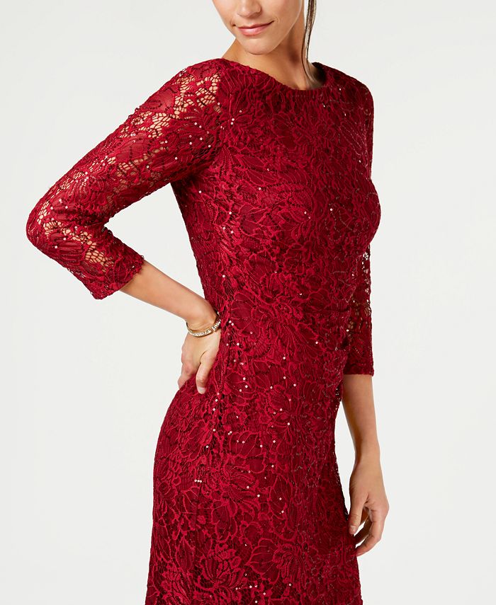 Jessica Howard Petite Lace Sheath Dress - Macy's